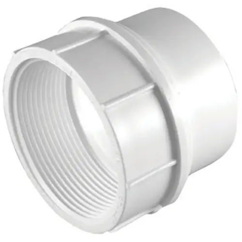 Charlotte Pipe PVC011010600 Pipe Adapter Schedule 30 3" FPT T X 3" D ...