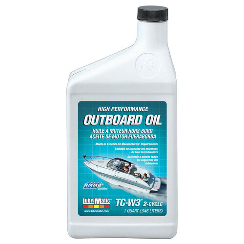 Lubrimatic 11591-XCP12 Motor Oil TC-W3 2-Cycle Outboard 1 qt - pack of 12