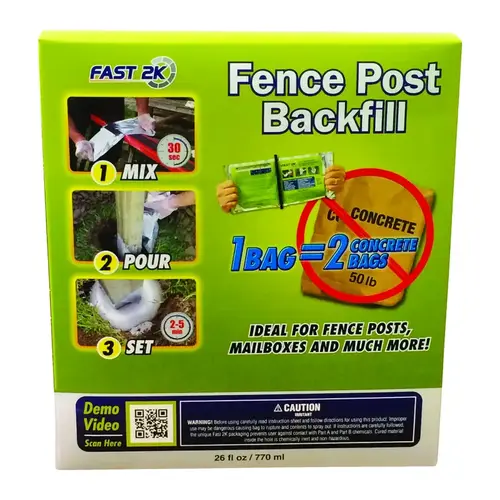 Fast 2K 254-20-S Fence Post Backfill 26 oz Gray Gray Buy Now