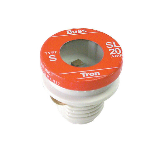 Bussmann BP/SL-20 Tamper Proof Plug Fuse 20 amps