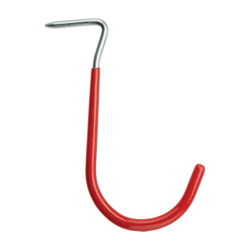 National Hardware N271-019 Hook 6" L Vinyl Coated Red Steel 20 lb. cap ...