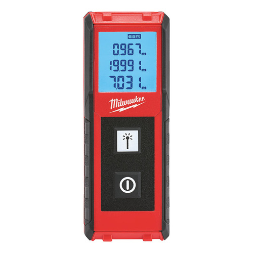 Milwaukee 48-22-9801 Laser Distance Meter 4" L X 1-1/2" W 65 ft. Red Red