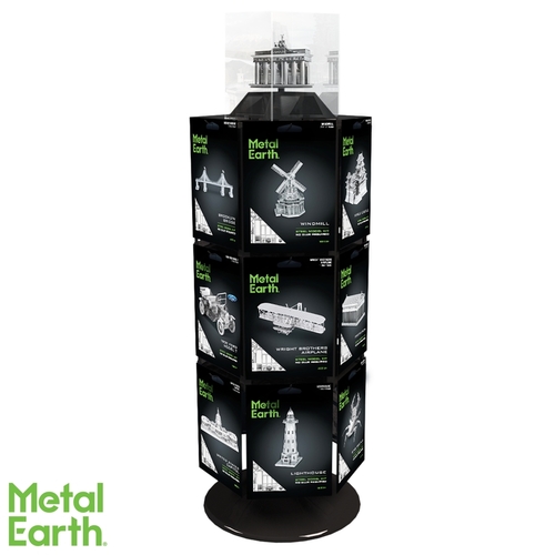 Fascinations MMDWRS Display Rack Metal Earth Black 3 Tier Wire Counter ...