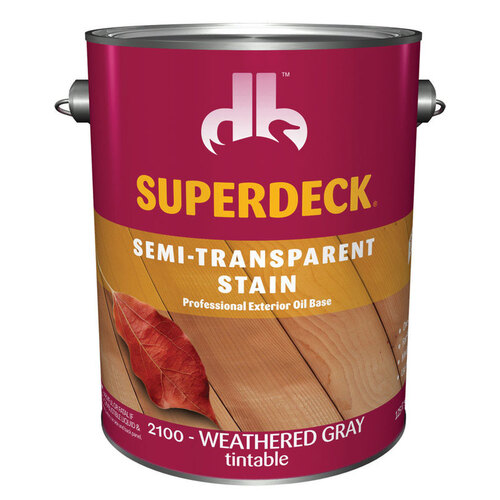 Superdeck DB0021004-16-XCP4 Wood Stain Semi-Transparent Satin Weathered ...