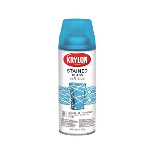 KRYLON K09029000 Spray Paint Stained Glass Translucent Soft Blue 11.5 ...
