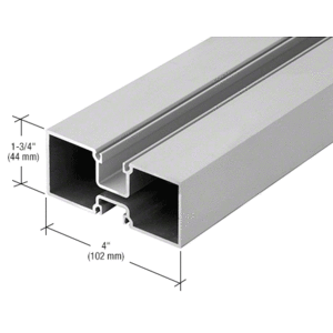 CRL-U.S. Aluminum JS405110022 Vertical Mullion, Clear Anodic, 21'8"