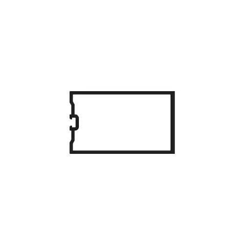 CRL-U.S. Aluminum BG65044 Vertical Mullion, Custom Anodized, 24'-2 ...