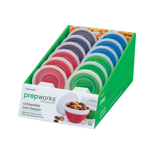 Progressive Cc 80cdp Collapsible Mini Keeper Prepworks Thinstore Assorted Polypropylene Assorted