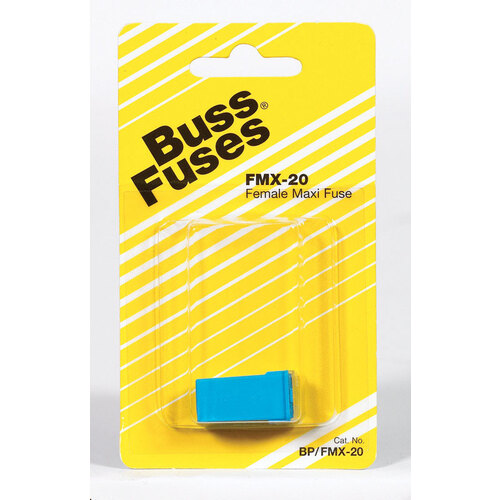 Bussmann BP/FMX-20-RP-XCP5 Female Maxi Fuse 20 amps FMX Blue Blue ...