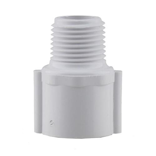 Boshart Industries U436-005 Male Adapter Schedule 40 1/2" MPT in. X 1/2 ...