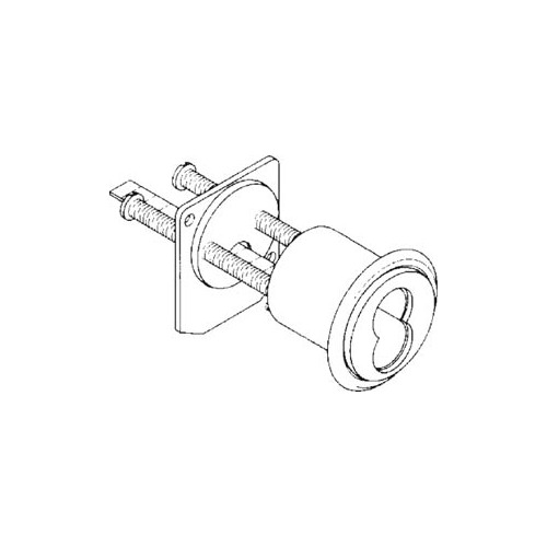 Falcon C953 626 Rim Cylinder Housing, Satin Chrome