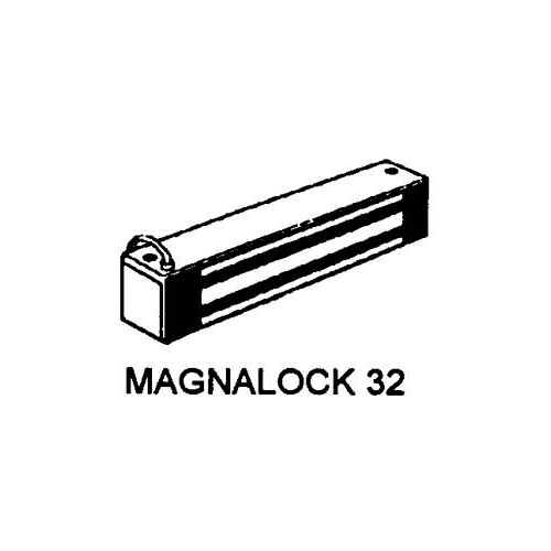 Securitron M32F M32 Magnalock 600lbs Holding Force, Satin Stainless Steel