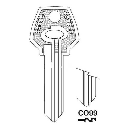 Jet CO99-JET Key Blank