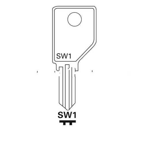 Jet SW1-JET Key Blank
