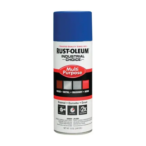Rust-Oleum 1624830-XCP6 Spray Paint Industrial Choice OSHA Safety Blue ...
