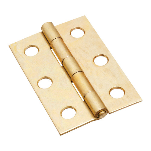 National Hardware N146-290 Narrow Hinge 2-1/2" L Brass Brass