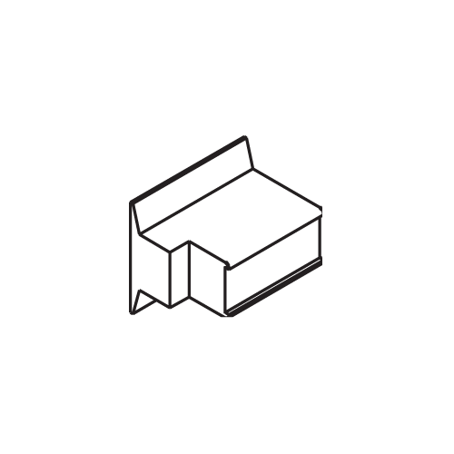 CRL-U.S. Aluminum HD975 End Dam for 1" Glazing - pack of 50