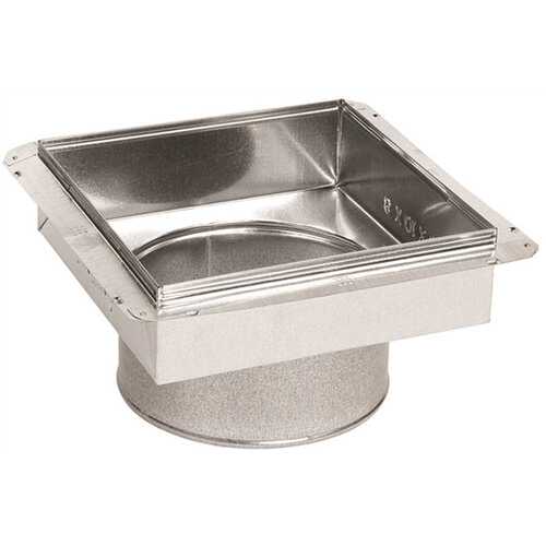 Master Flow CRB14X14X10 14 in. x 14 in. to 10 in. Ceiling Register Box ...