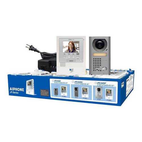 Aiphone JFS-2AEDF JF Series Flush Mount 1-Channel Audio and Video ...