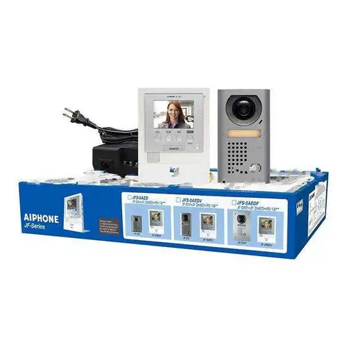 Aiphone JFS-2AEDF JF Series Flush Mount 1-Channel Audio and Video ...