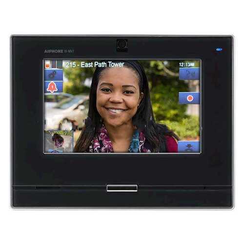 Aiphone IX-MV7-B IX Series Surface Mount 1-Channel IP Video Master ...