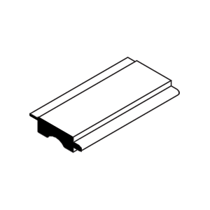 CRL-U.S. Aluminum SB650 EPDM 4" Setting Block for 1" Glazing - pack of 100