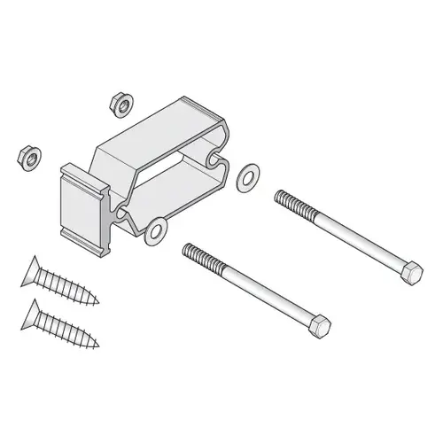 CRL-U.S. Aluminum AP538 Horizontal Jamb Mullion Shear Block and Bolt ...