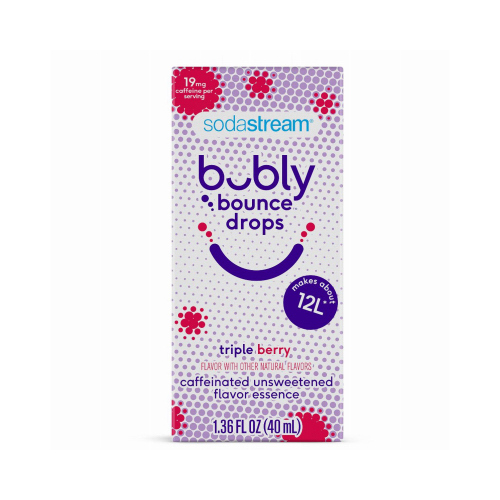 SodaStream 1525252010 Fruit Drops Bubly Bounce Triple Berry 40 ml