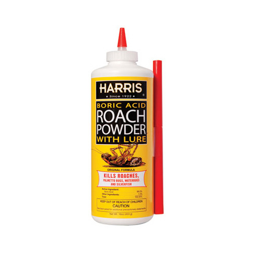 Harris HRP-16 Roach Killer, Powder, 16 oz