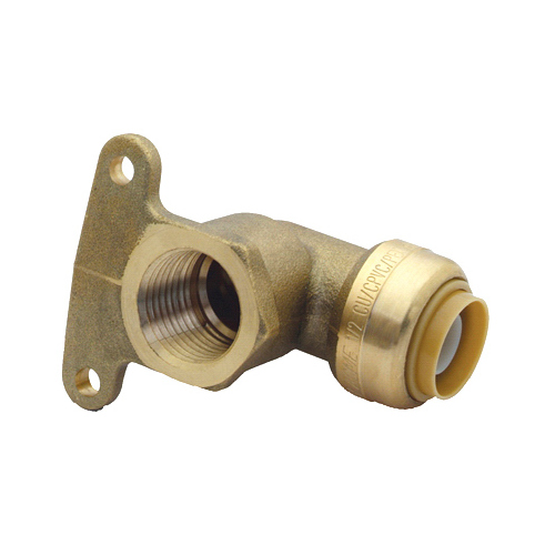 SharkBite U335LFA Hy-Ear Pipe Elbow, 1/2 in, 90 deg Angle, Brass, 200 ...