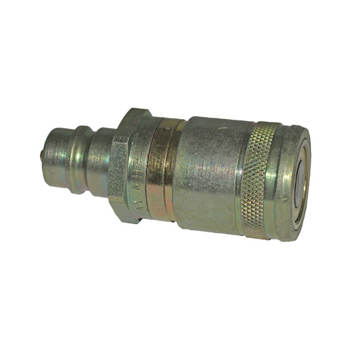 Apache 39040720 Flat Face Hydraulic Adapter 0.5" D 3000 psi Steel