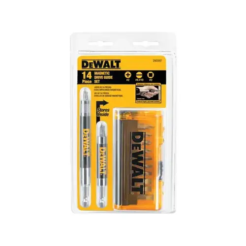 DEWALT DW2097 Power Screwdriver Bit Set Screwdriver Bit Set: 14 Pc, #2 ...