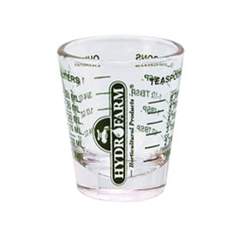 Hydrofarm HGMMSG-XCP12 Mini-Measure Shot Glass - pack of 12