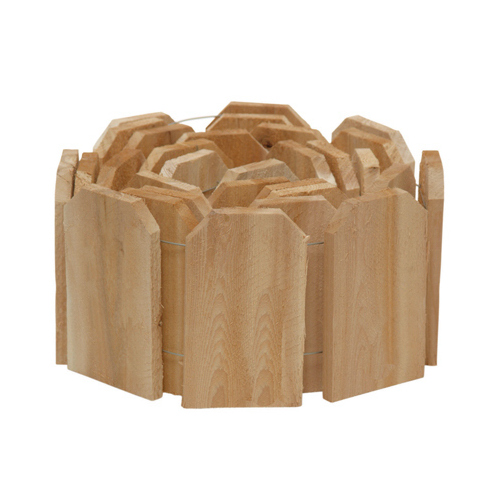 Greenes RC41 Lawn Edging 120" L X 6" H Cedar Natural Natural