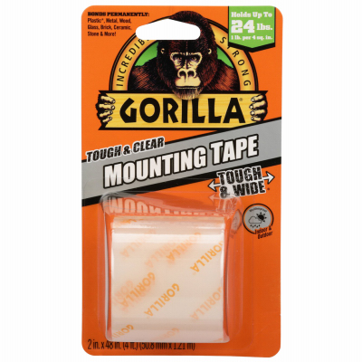 Gorilla 104671 Mounting Tape 48 in L 2 in W Clear Buy Now