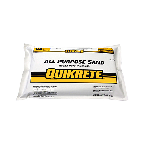 Quikrete 115253 All-Purpose Sand, Solid, 50 lb Bag