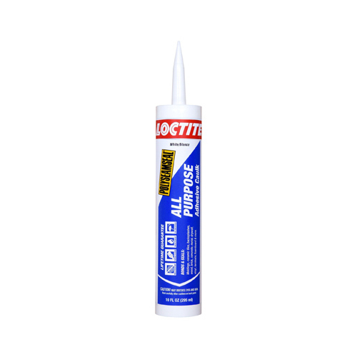 HENKEL 2154751 Polyseamseal, All Purpose Caulk Sealant, White, 10 oz.
