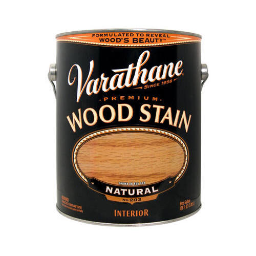 Rust-Oleum 211670 Premium Interior Wood Stain, Oil-Based, Natural, 1-Gallon