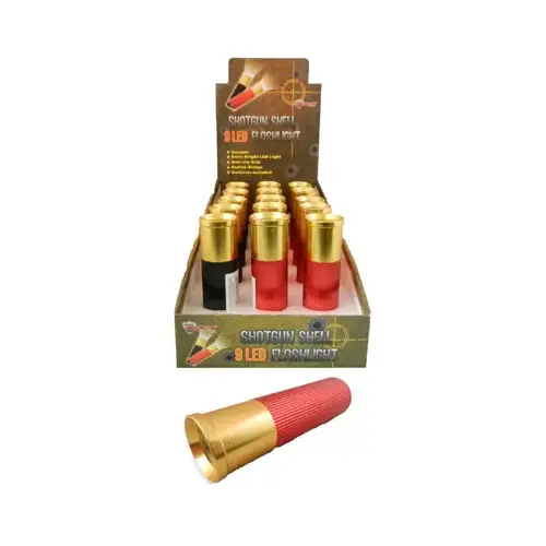 Diamond Visions 08-1719-XCP15 LED Flashlight, Shotgun Shell Design, 9 ...