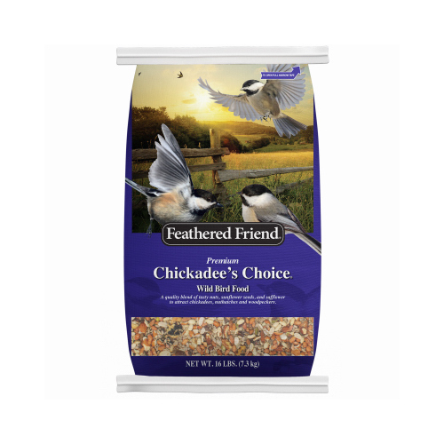 Feathered Friend 14172 Chickadee's Choice Wild Bird Food, 16-Lb. Bag