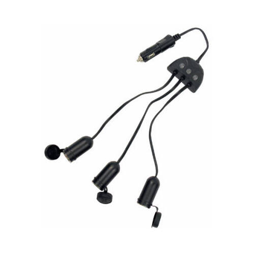 Custom Accessories 18702 12-Volt Triple Socket Power Pod Adapter Custom Accessories 18702 12-Volt Triple Socket Power Pod Adapter