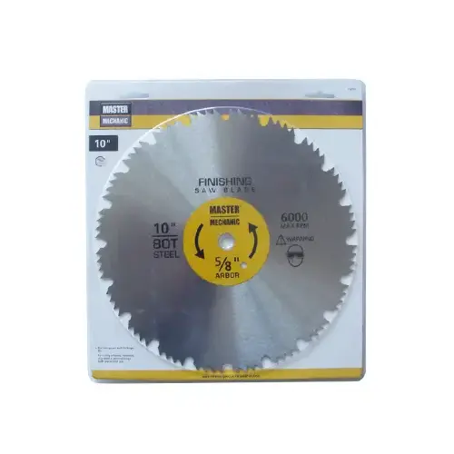 Master Mechanic 118760 Master Combination Steel Circular Saw Blade, 80 ...