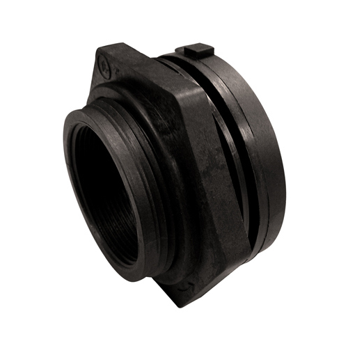 Anderson Metals 28698PB Pipe Fitting, PVC Bulkhead Fitting, 2-In.