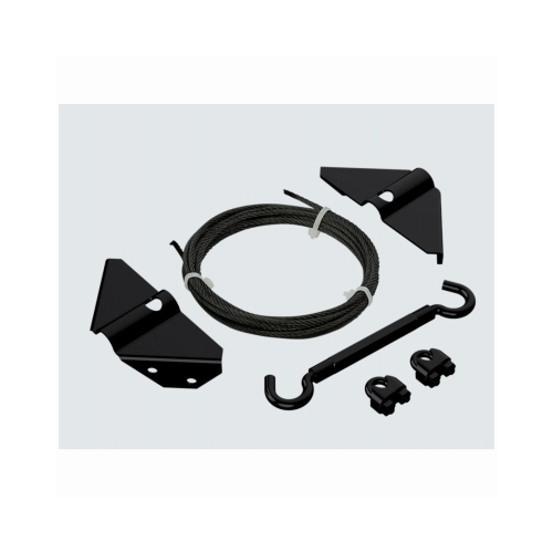 National Hardware N166-004 Anti Sag Gate Kit, Steel, Black
