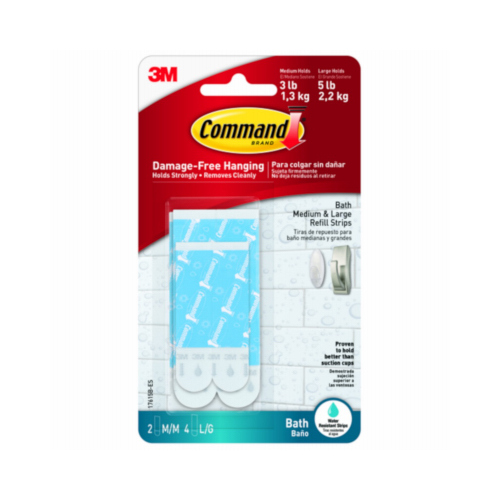 3M 17615B 6-Pack Replacement Adhesive Strip