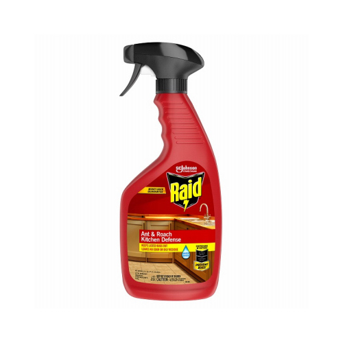 RAID 01569 Ant and Roach Killer Kitchen Defense Spray 22 oz