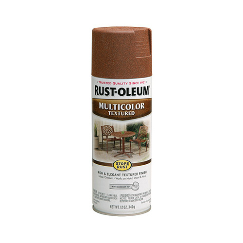 Rust-Oleum 239122 STOPS RUST Textured Spray Rustic Umber, Solvent-Like ...