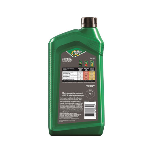 QUAKER STATE 550035190 Motor Oil, 30, 1 qt Bottle