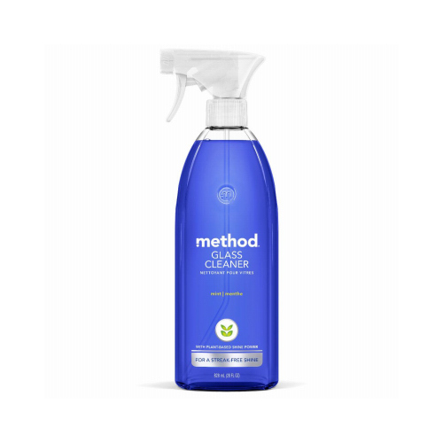 Method 00003 3 Glass and Surface Cleaner, 28 oz Bottle, Liquid, Mint