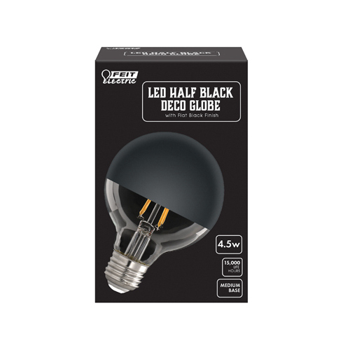 Feit Electric G2540/BLK827FIL LED Bulb Deco Globe G25 E26 (Medium) Soft ... Feit Electric G2540/BLK827FIL LED Bulb Deco Globe G25 E26 (Medium) Soft ...